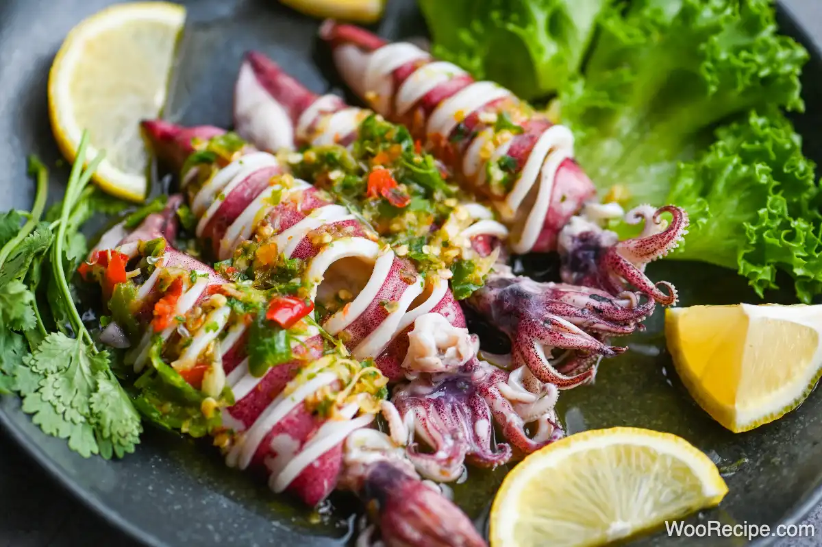 Delightful Grilled Stuffed Squid Recipe